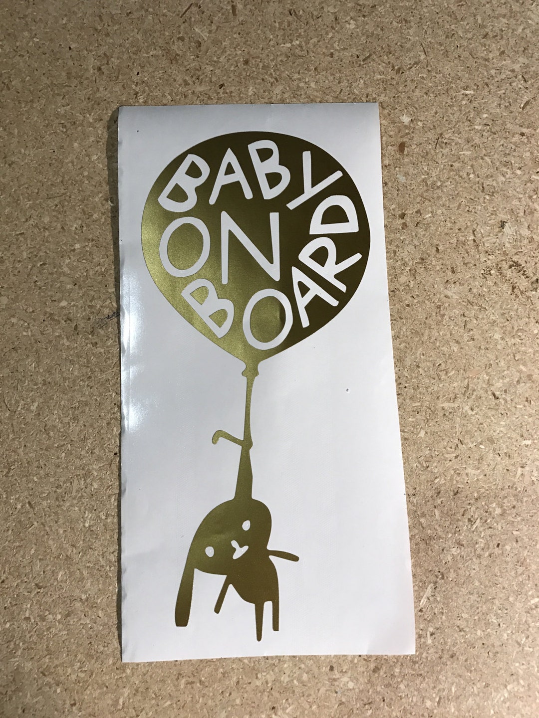 Baby on Board Vinyl Decal Sticker - Etsy