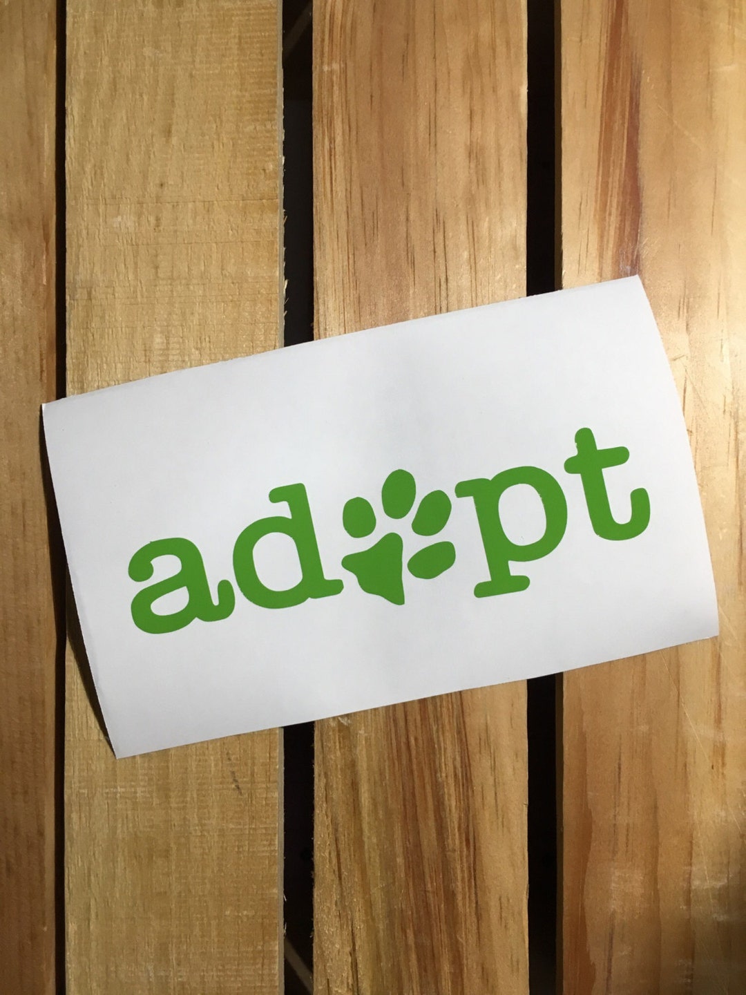 Adopt Vinyl Decal Sticker - Etsy