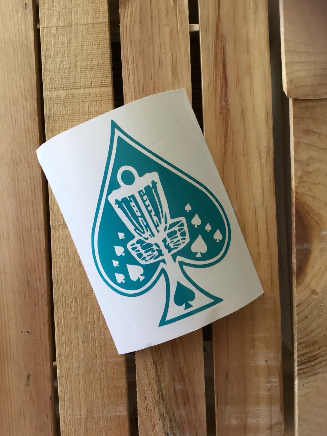 Disc Golf Ace Vinyl Decal Sticker - Etsy