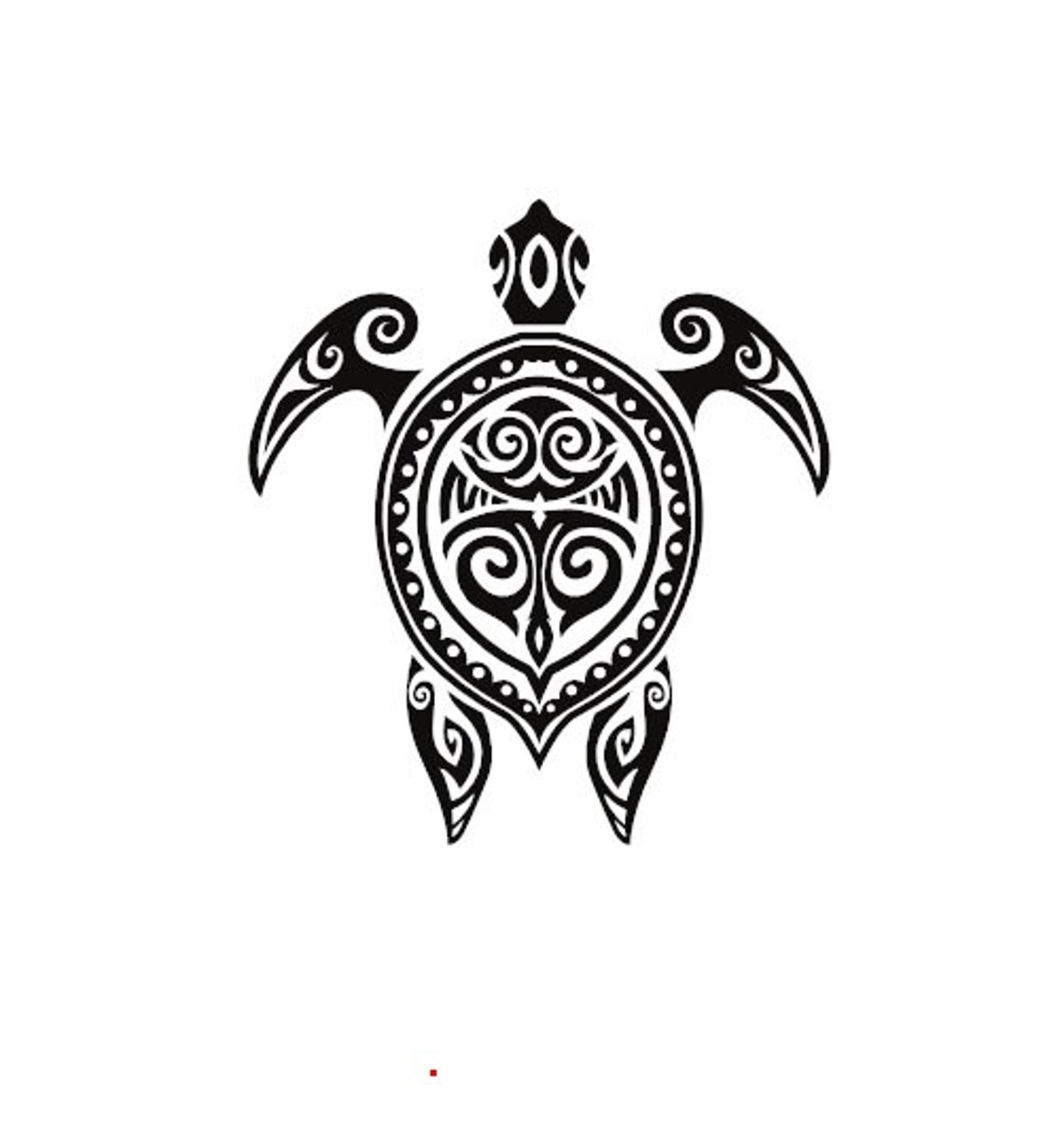 Tribal Hawaiian Sea Turtle Vinyl Decal Sticker - Etsy