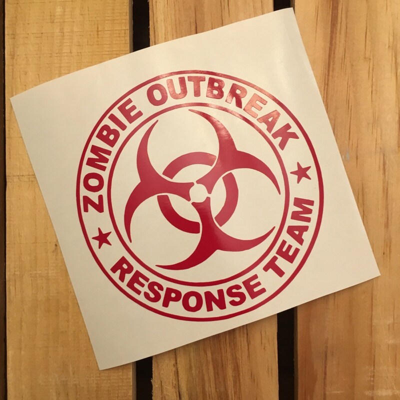 Zombie Car Decal - Etsy