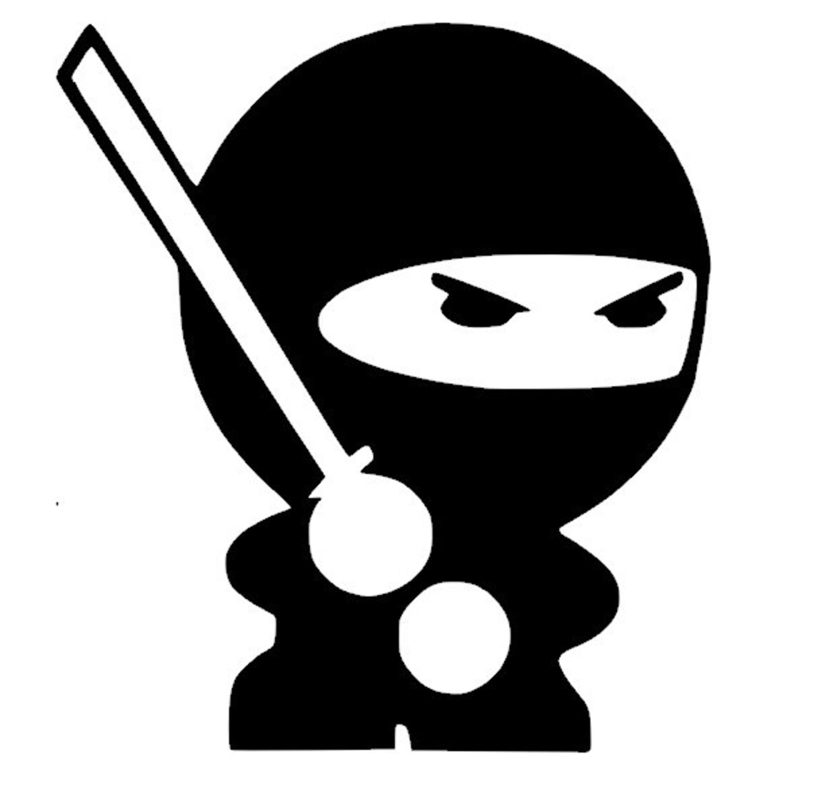 Ninja Vinyl Decal Sticker - Etsy