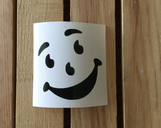 Kool Aid Face Vinyl Decal Sticker - Etsy