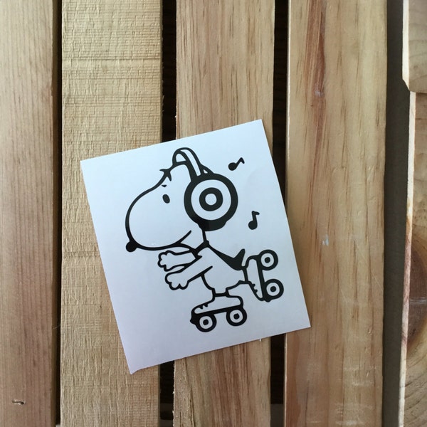 Snoopy Wall Decal - Etsy