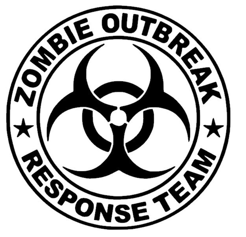 Zombie Outbreak Response Team Vinyl Decal Sticker - Etsy