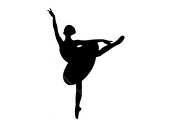 Ballet Dancer Vinyl Decal Sticker Ballerina Dancing - Etsy