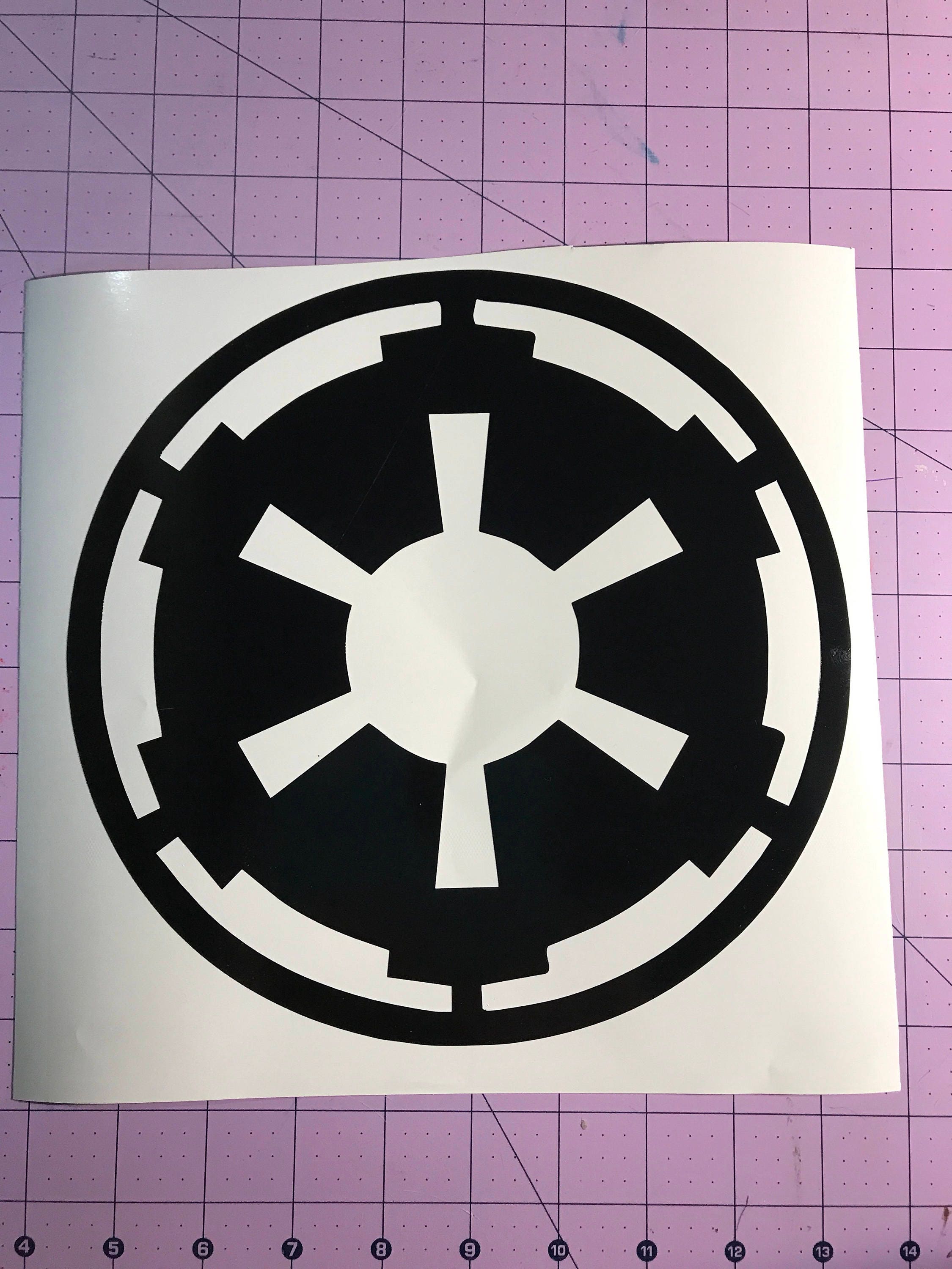 Imperial Vinyl Decal Sticker | Etsy