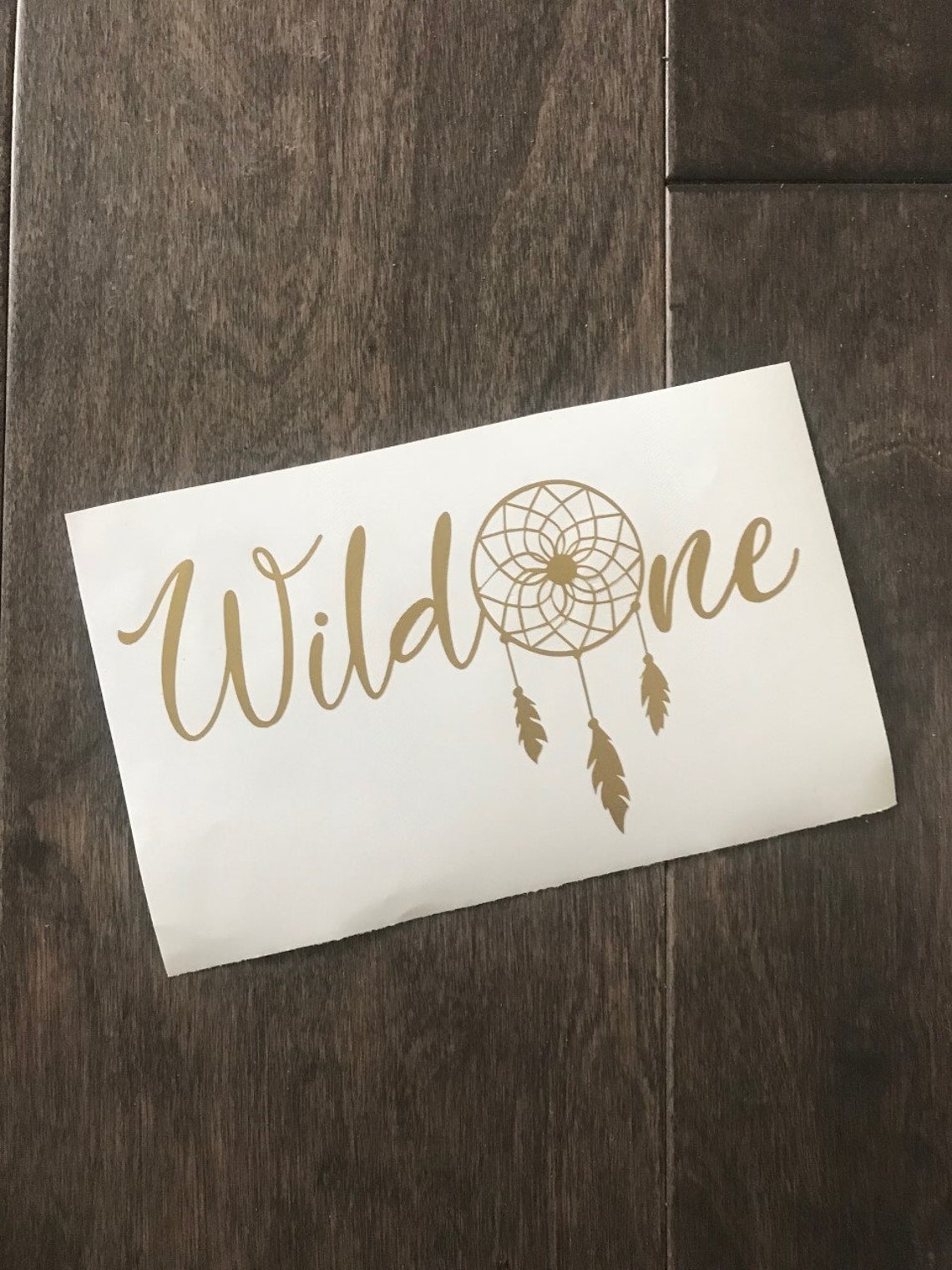 Wild One Vinyl Decal Boho Vinyl Decal Dreamcatcher Vinyl - Etsy