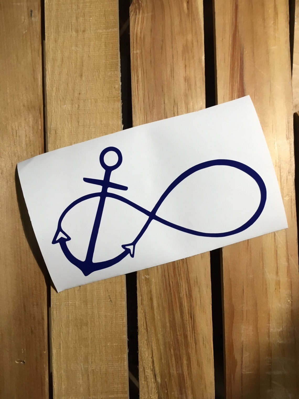 Infinity Anchor Vinyl Decal Sticker - Etsy