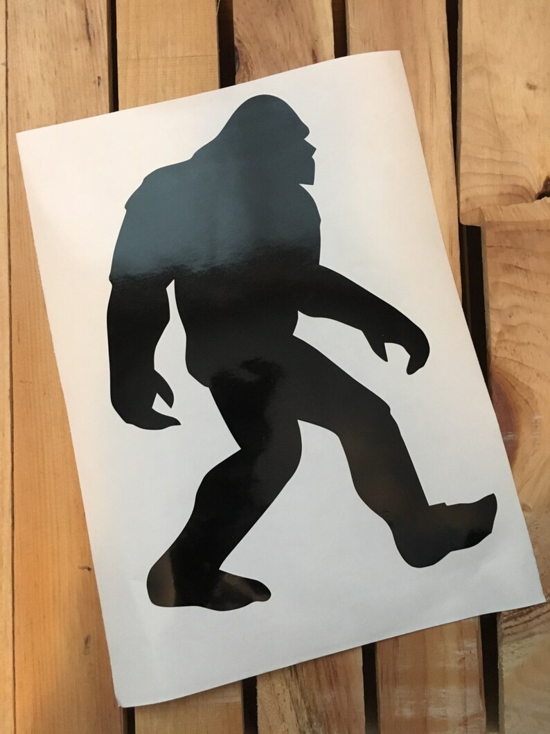 Walking Big Foot Vinyl Decal Sticker - Etsy