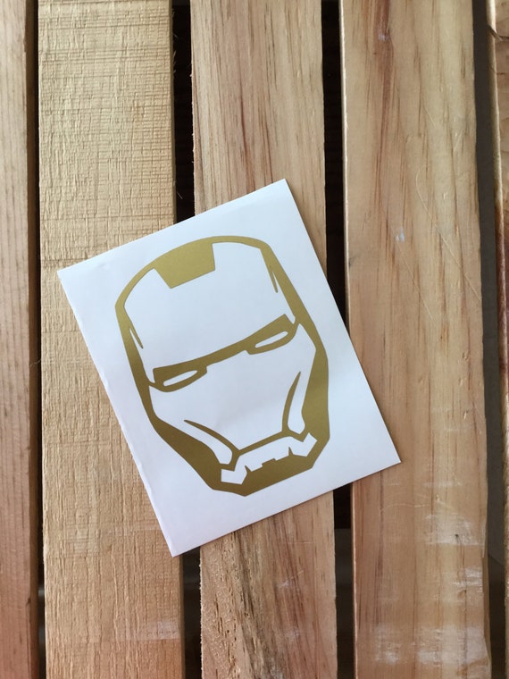 Iron Man Vinyl Decal Sticker | Etsy