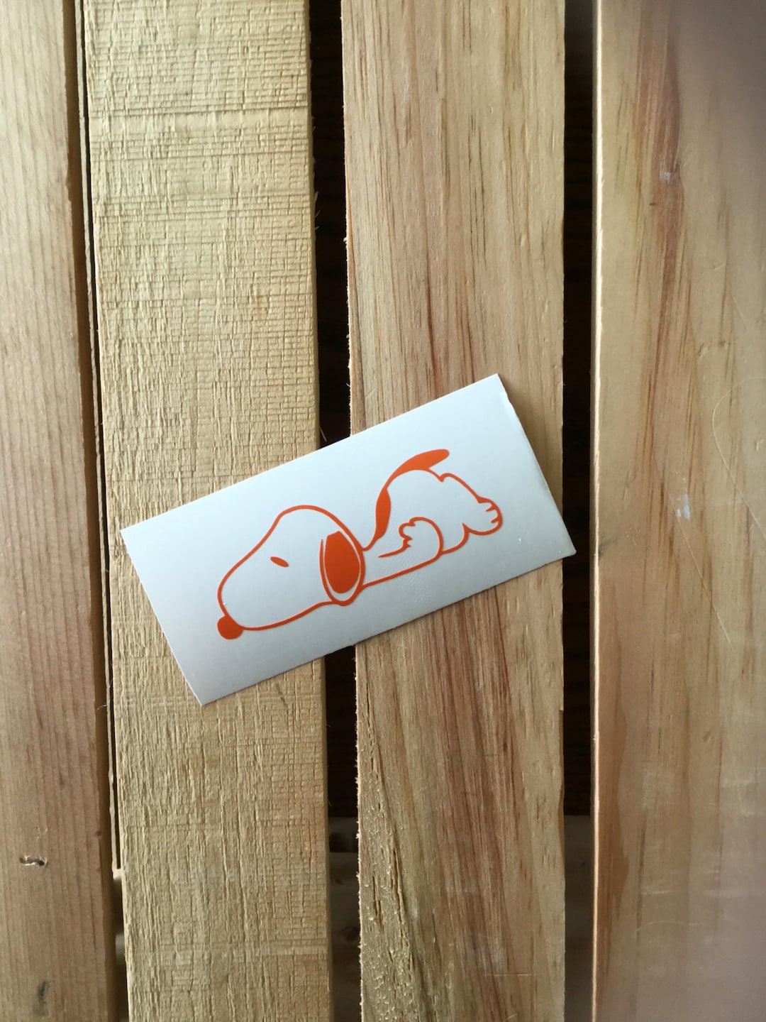 Lazy Snoopy Vinyl Decal Sticker - Etsy