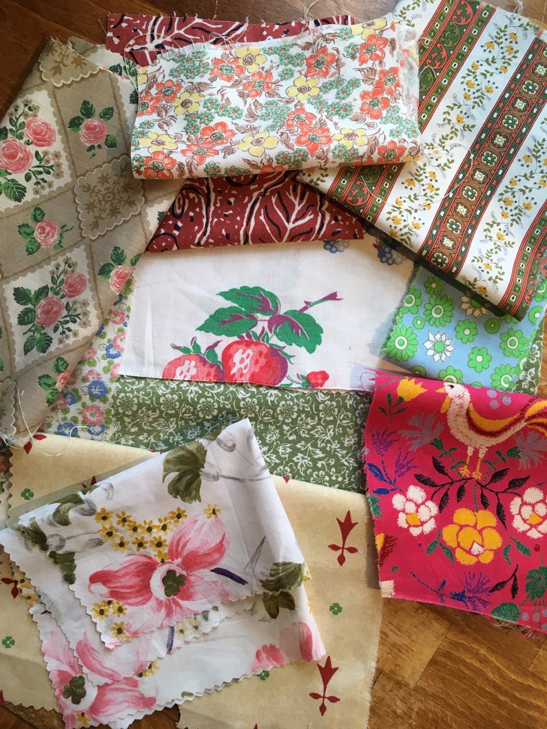 Fabric Scrap Pack upcycled Treasure - Etsy