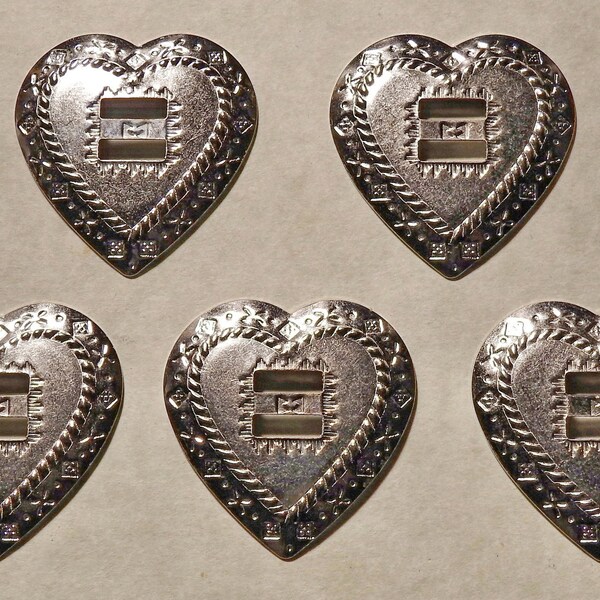 Silver Conchos - Etsy