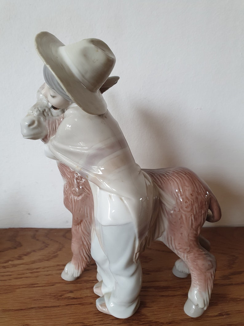 Lladro Figurine Retired, Lladro Figurine 1181 Platero and Marcelino ...