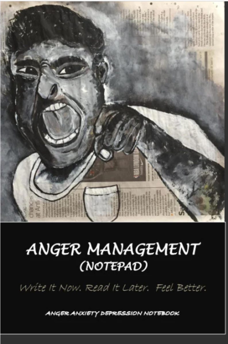 Anger Management Journal Diary for Self Help Journaling Daily Anger ...