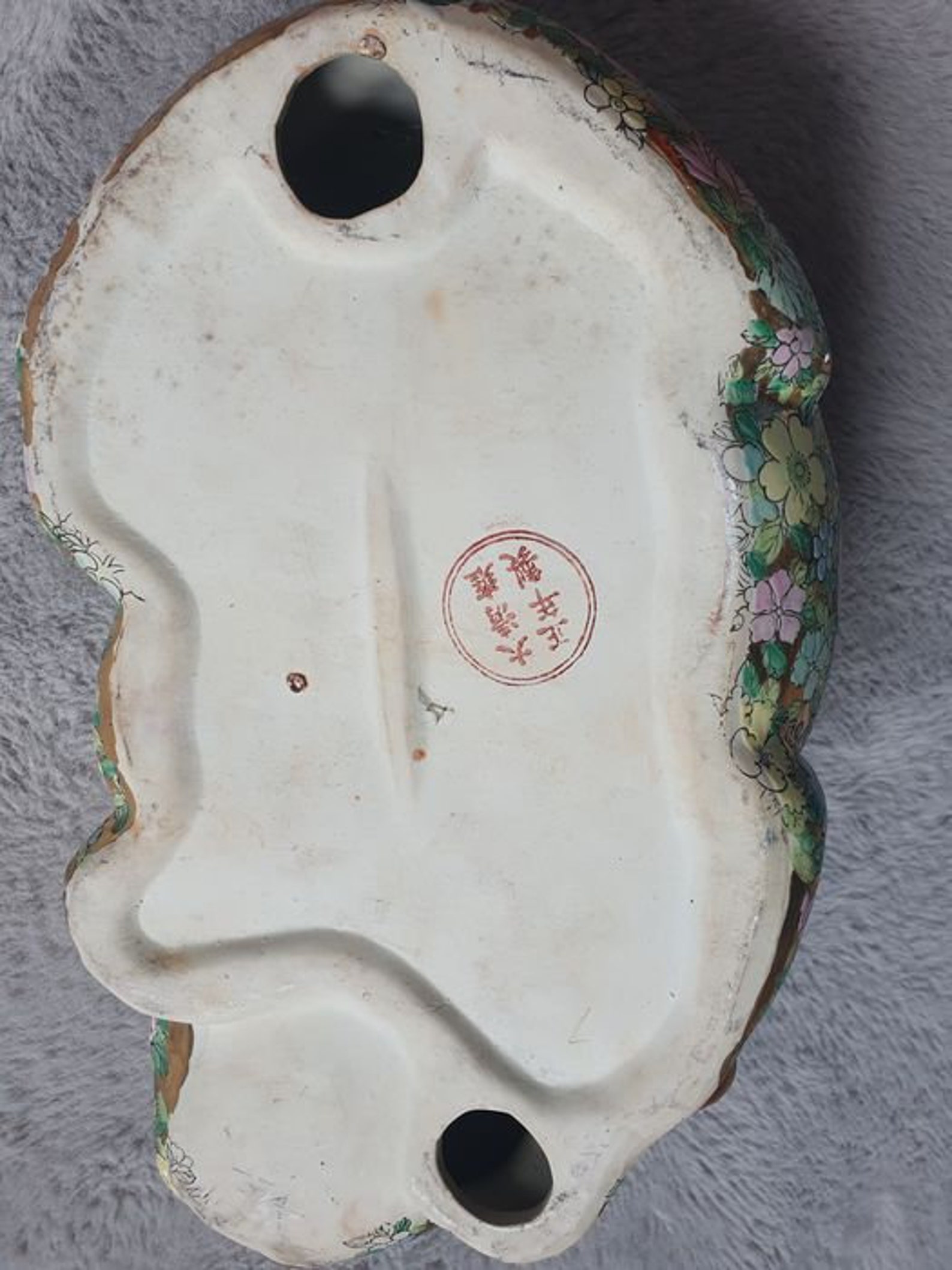 Antique Chinese Satsuma Cat Ornament Large Cat Porcelain - Etsy