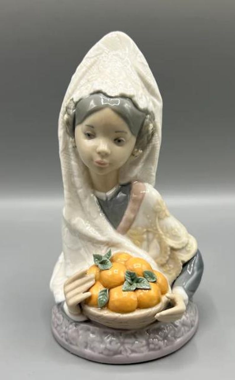 Lladro Figurine Valencian Oranges 05668 is Porcelain Signed by Artist ...
