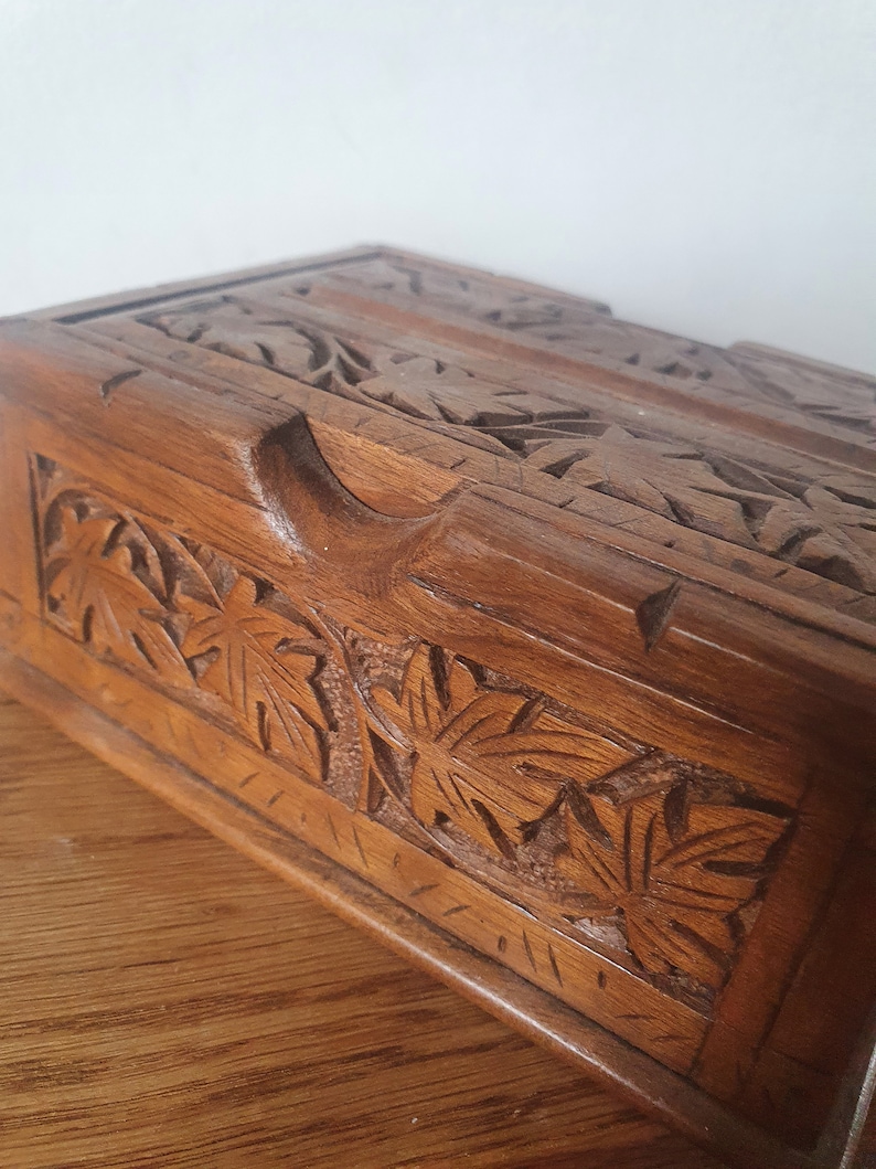 Vintage Wooden Cigarettes Dispenser Box Container, Antique Collection ...