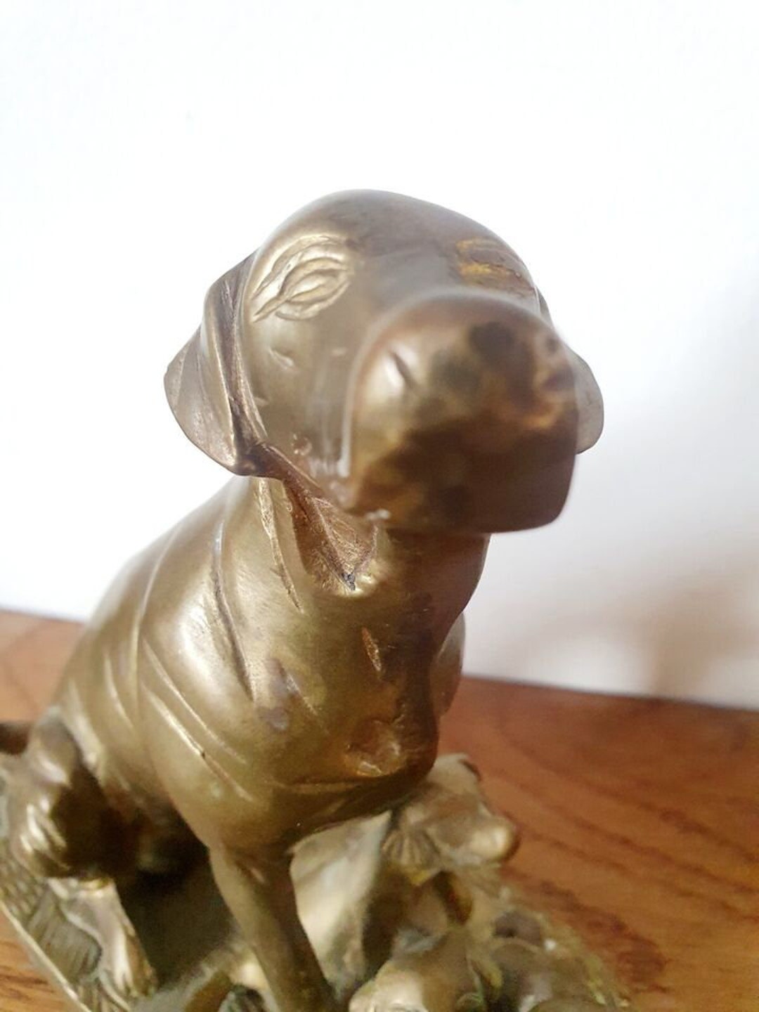 Brass Dog With Puppies Sculpture Art Objects Figurine Home Decor Gifts ...
