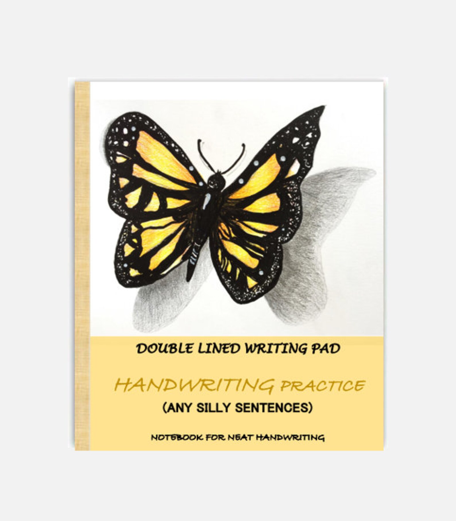 Double Lined Writing Pad, Handwriting Practice children Activities ...