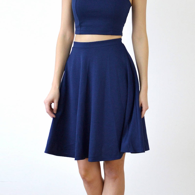 Blue Skirt - Etsy