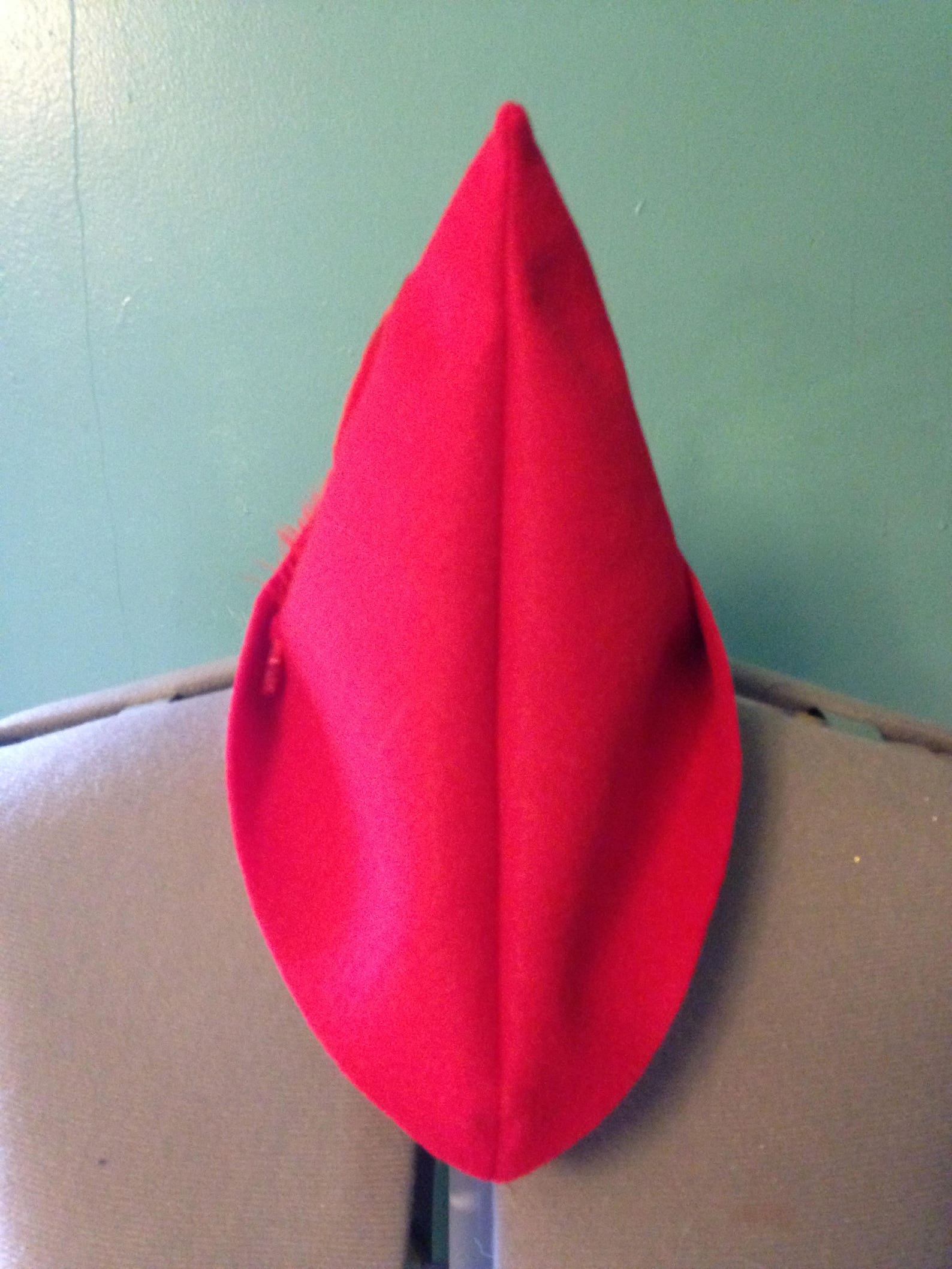 Prince Philip Hat With Real Red Feather in Red Felt READY to | Etsy