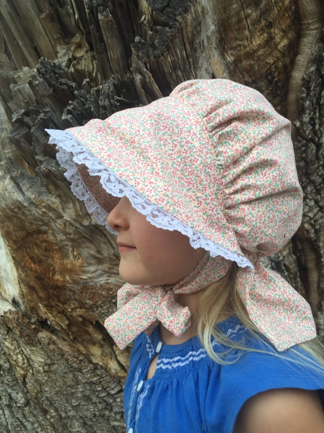 Pilgrim Bonnet Little House on the Prairie Pioneer Bonnet | Etsy