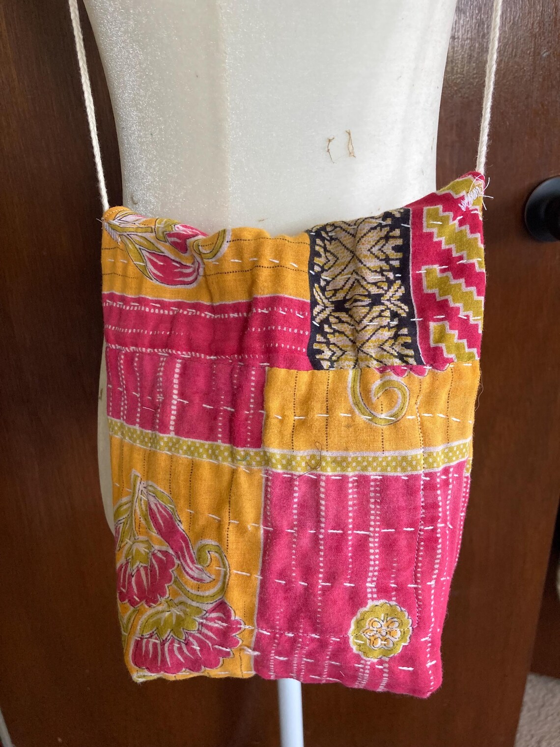 Vintage Kantha Upcycled Bohemian Pouch 9”x5.5”x2” Fully Lined Too - Etsy