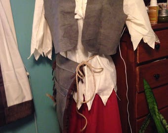 Upcycled Peter Pan Costumes, Custom Skunk Lost Boys Costume fun Fur ...