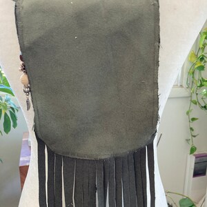 Native American Pouch Medicine Bag Herb Bag Sage Green Faux Suede - Etsy