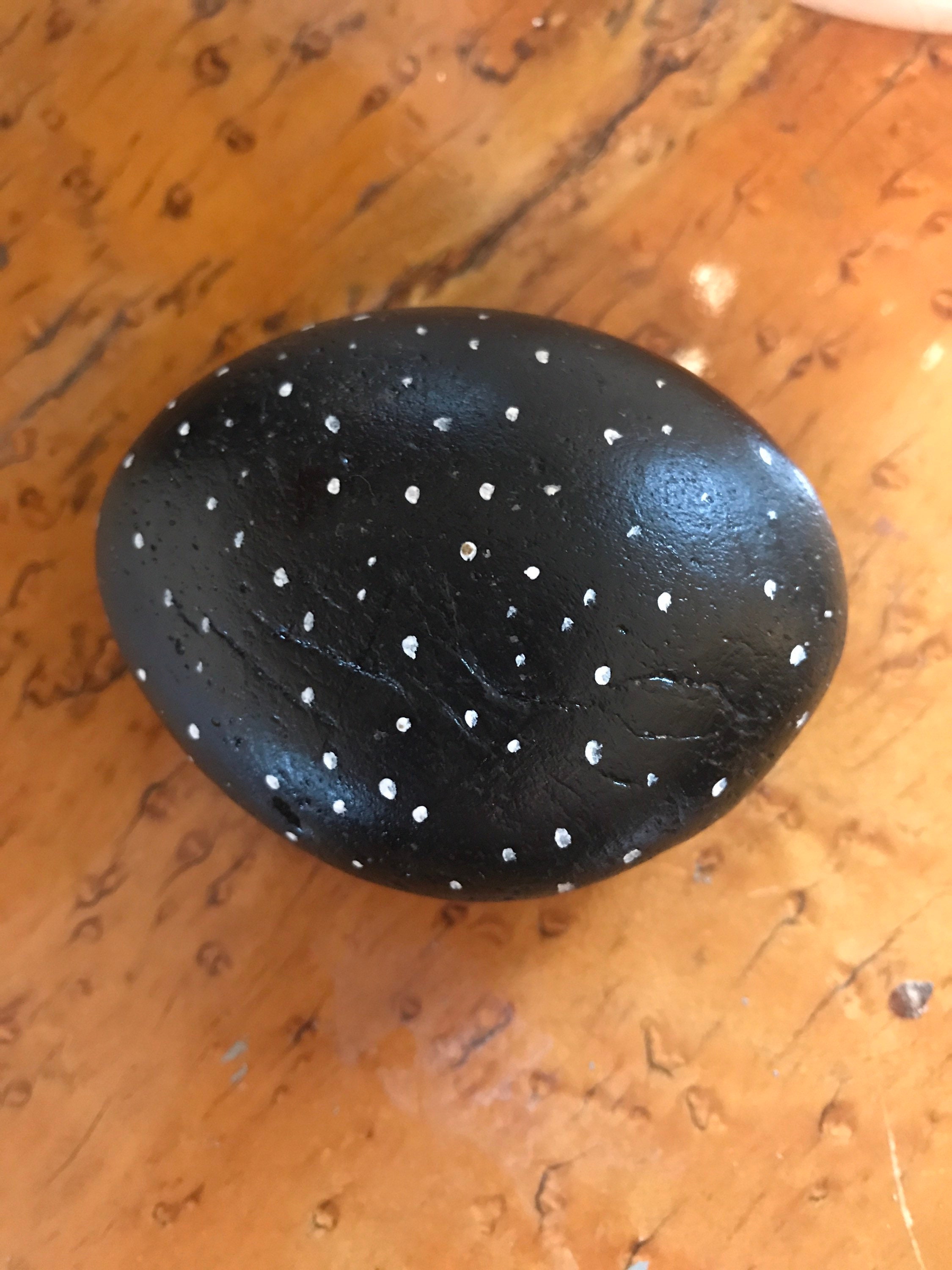 Painted Rock Mystical Crow Design PAPERWEIGHT Painted Rock | Etsy