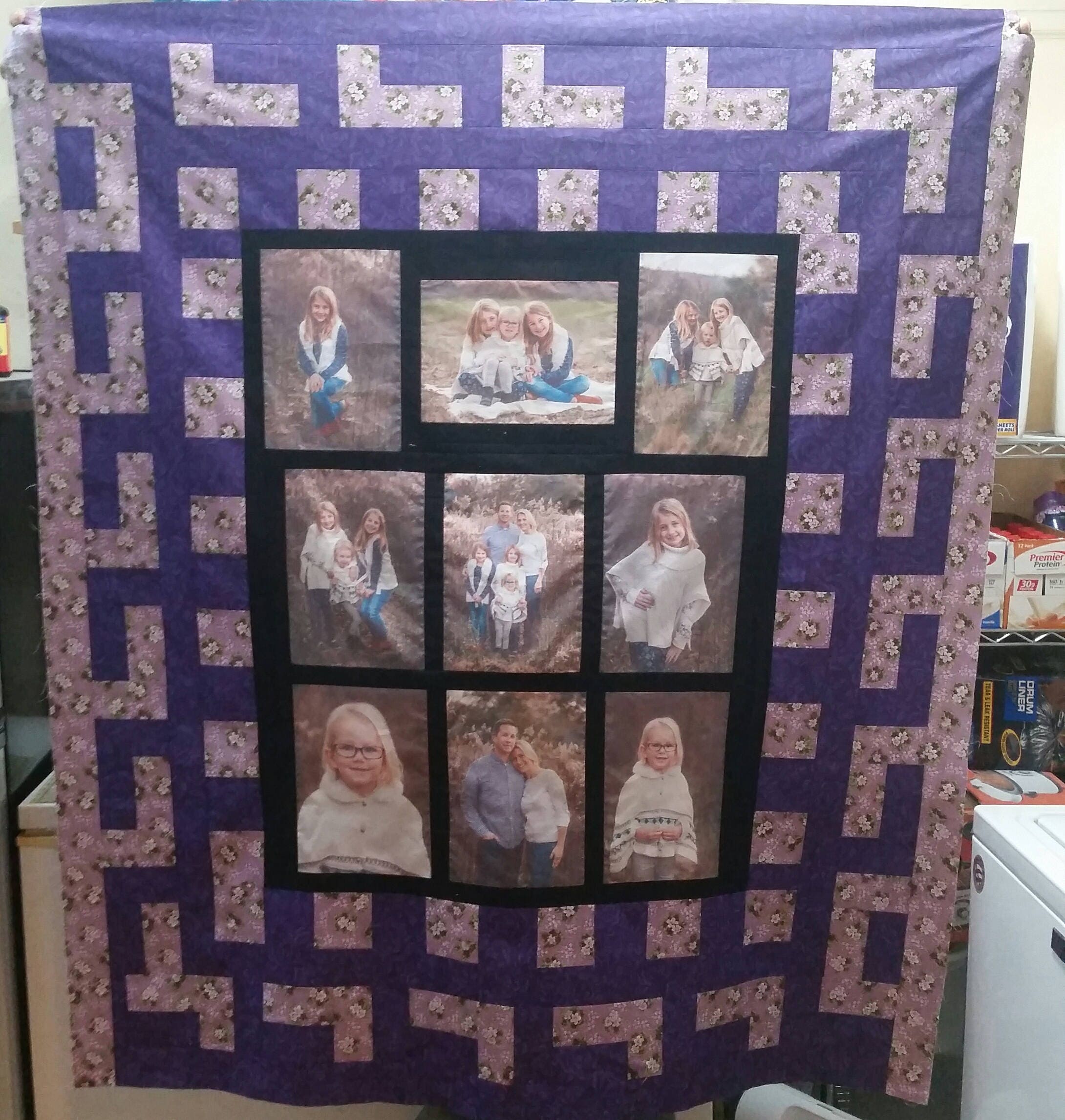 Custom Quilt Photo Quilt Twin Size Photo Quilt Personal - Etsy