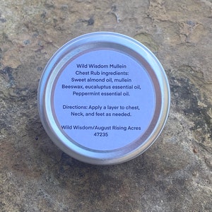 Mullein Chest Rub - Etsy