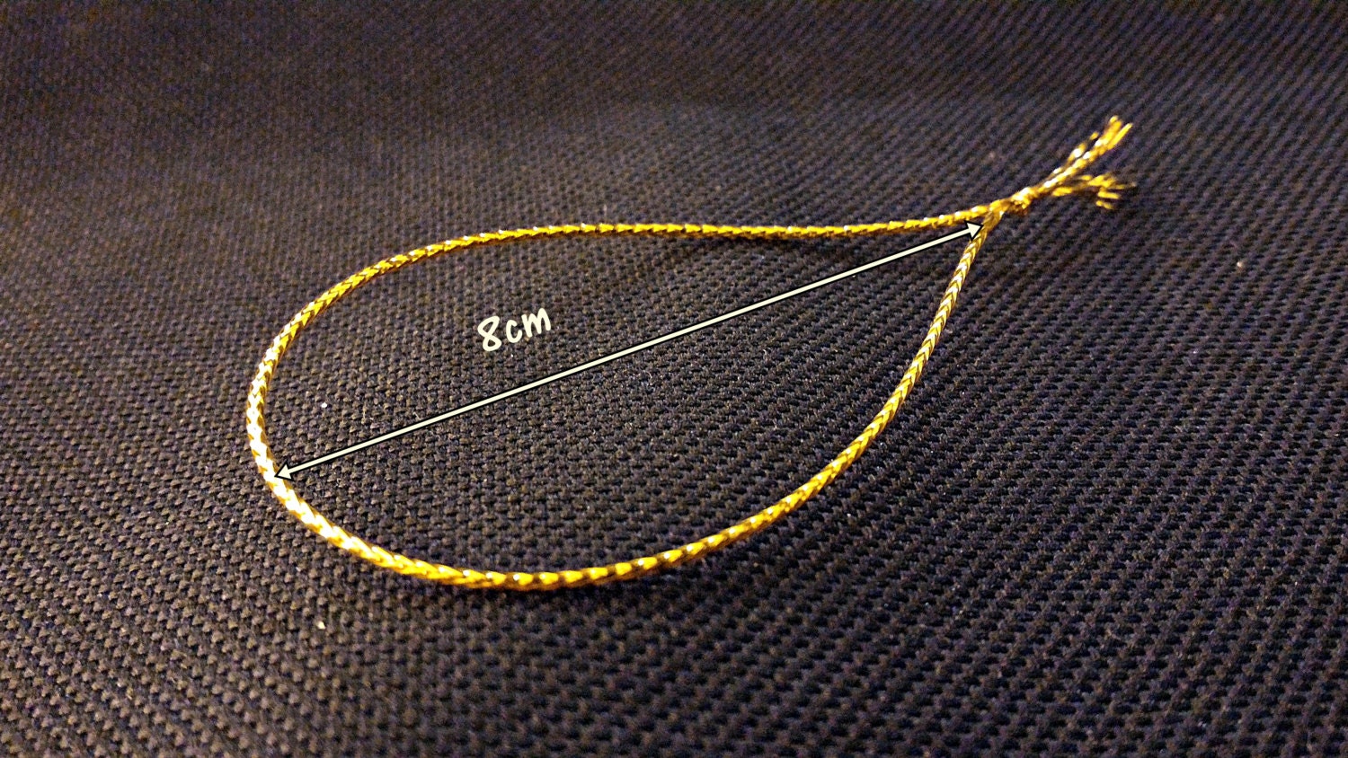 Readymade Hang Tag Metallic String Loops|metallic GOLD String Loops ...