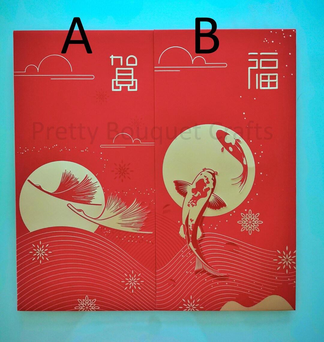 Set of 4 Water Resistant Chinese Red Packet|money Envelopes|red Packets ...