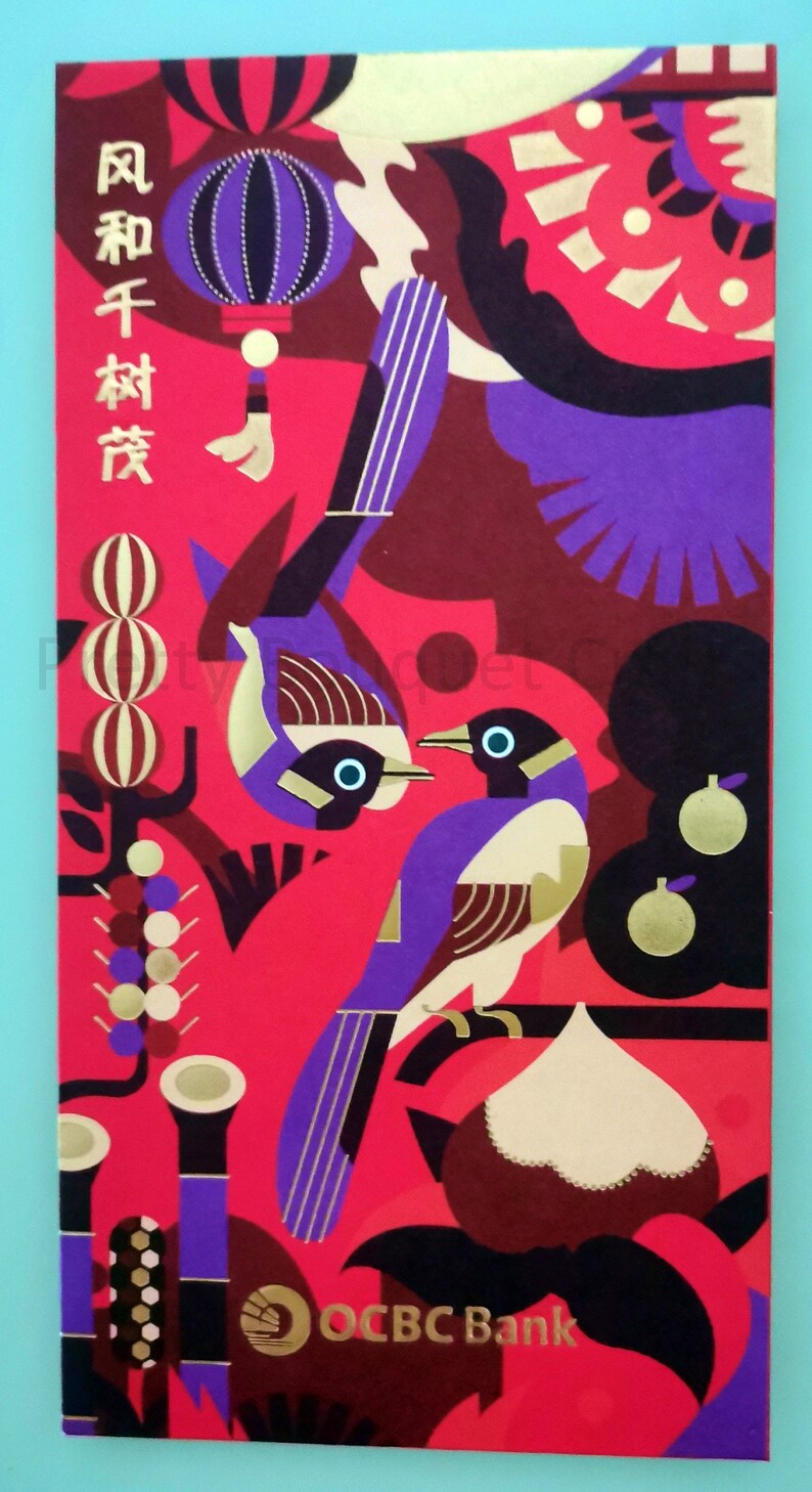 Set of 4 Chinese Red Packetmoney Envelopesred Packethongbao - Etsy