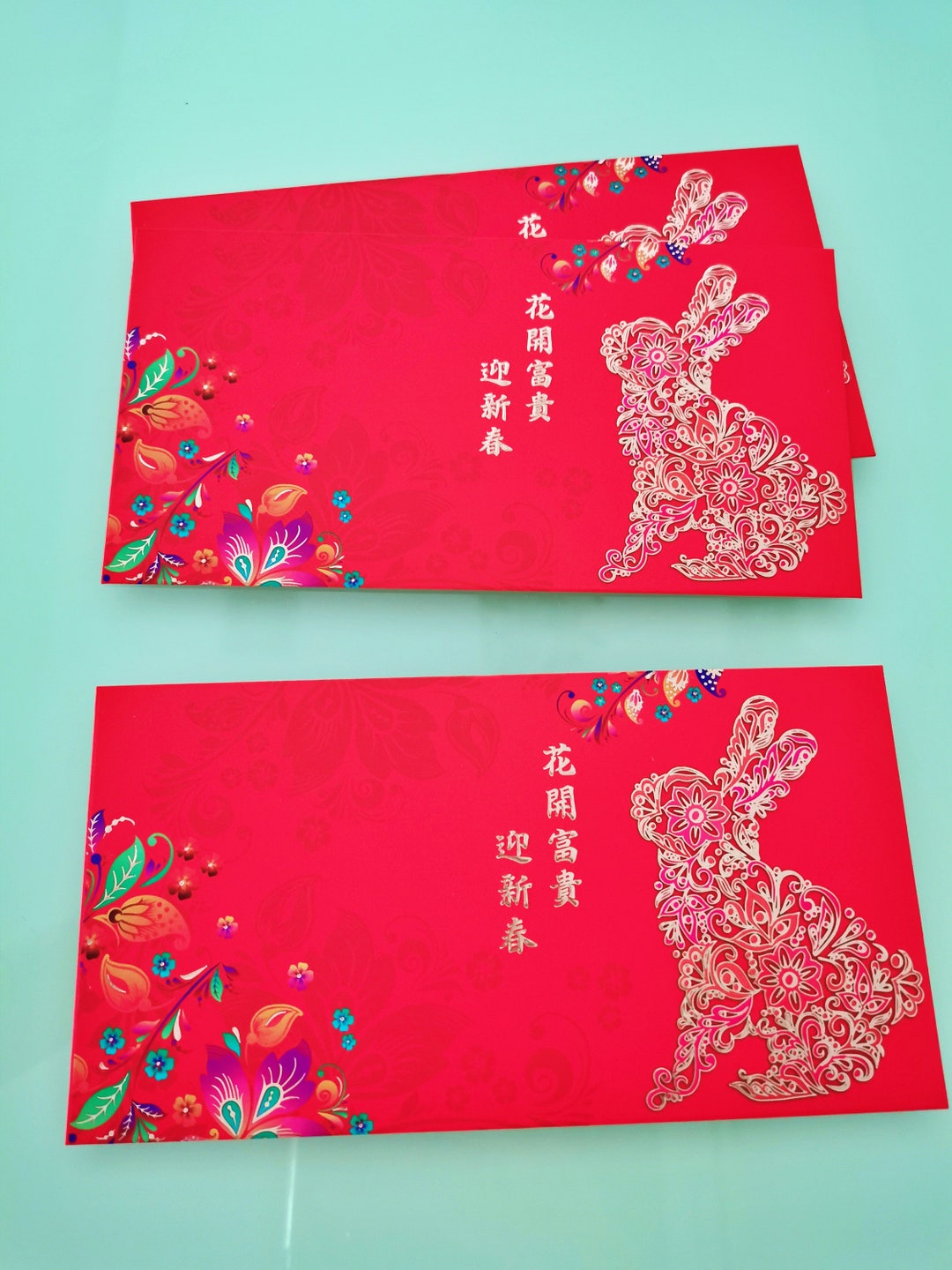 Set of 3 Chinese Red Packet|money Envelopes|chinese Hongbao|year of ...
