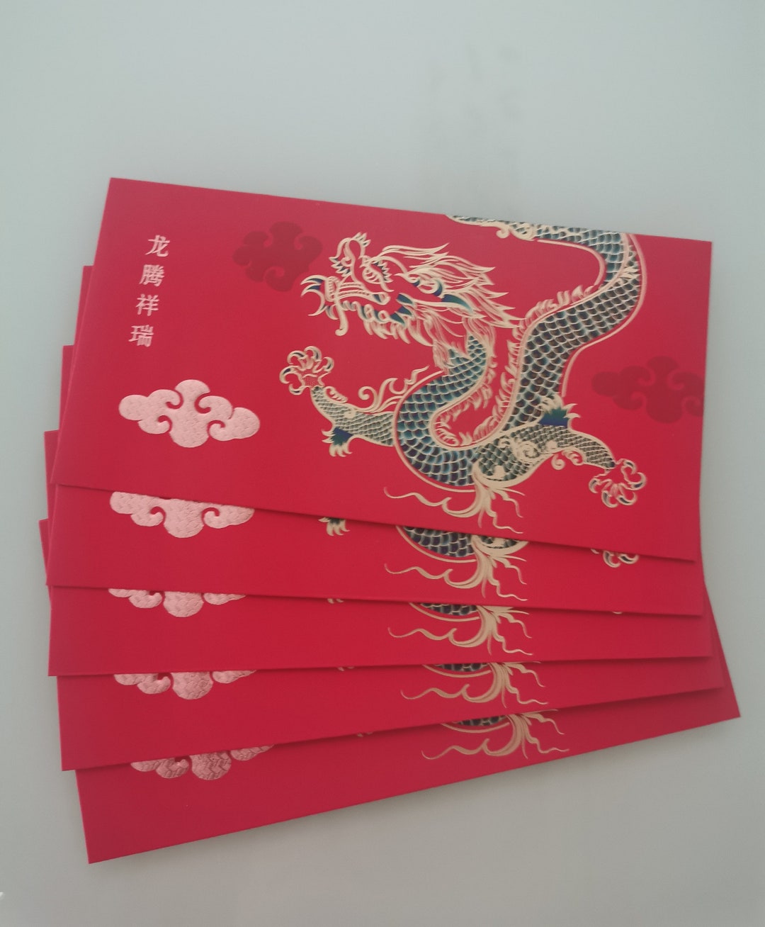 Set of 4 Elegant Chinese Lucky Packet|chinese Hongbao|chinese Lucky ...