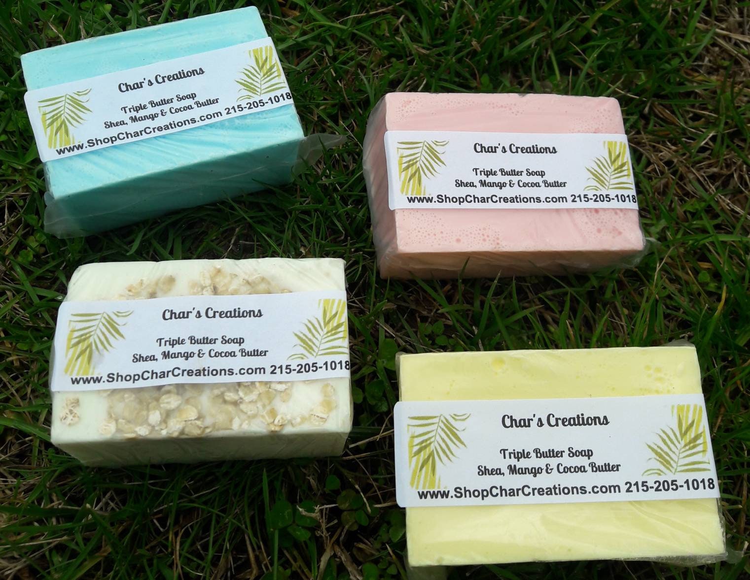 Quad Bath and Aromatherapy Set Shea Body Butter, Sugar Scrub, Shea Soap ...