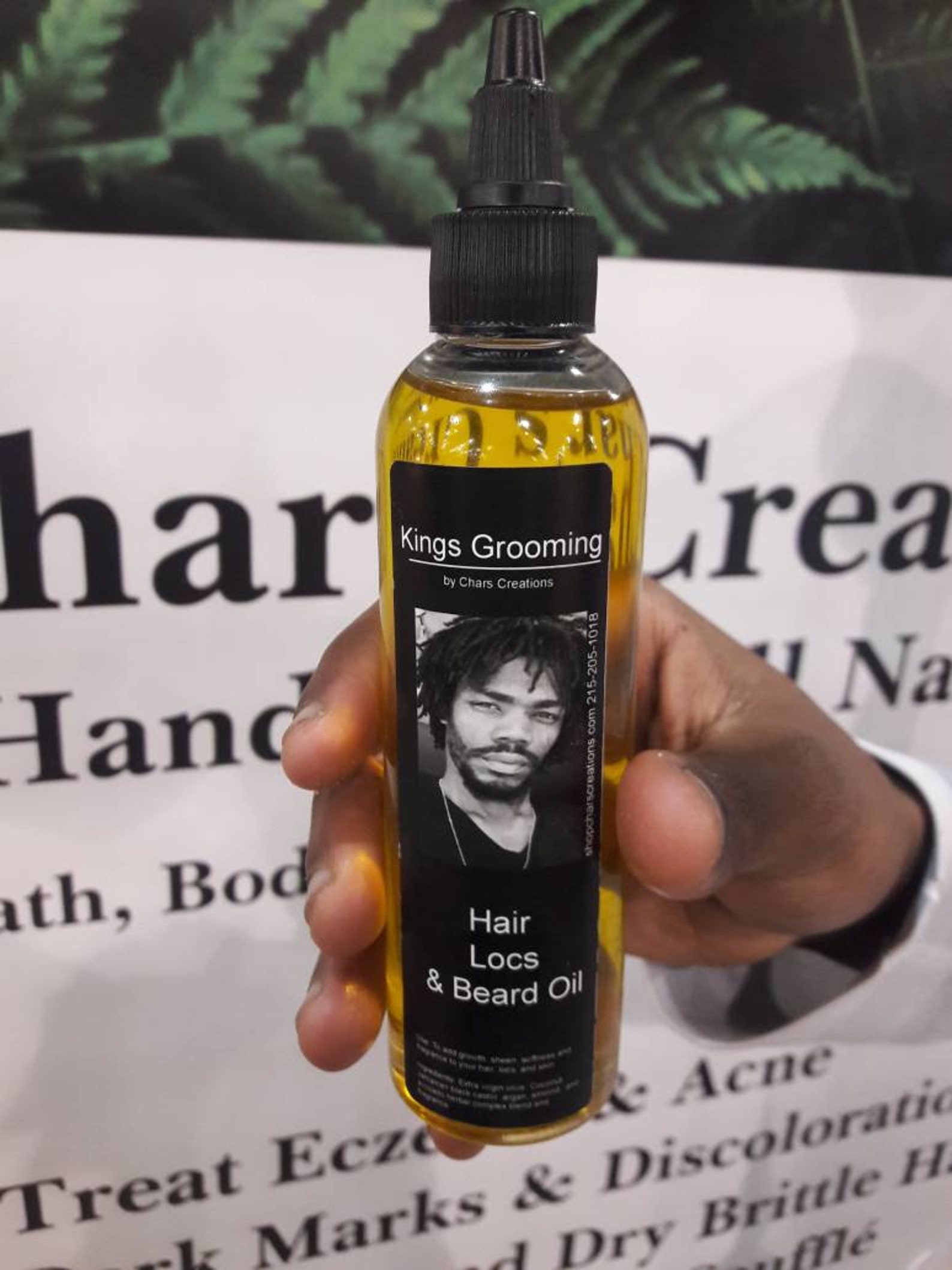 Beard, Loc, Hair, and Body Kings Grooming Oil (growth, Shine,softness ...