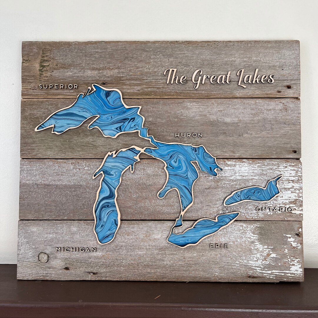 The Great Lakes - Etsy