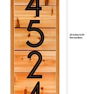 Rectangle 20" Custom Address Sign + Planter | Lasercut Wood Finished ...