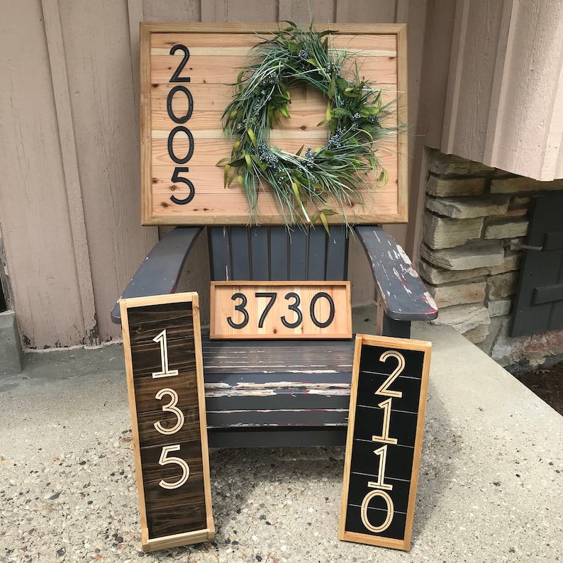 Rectangle 20 Custom Address Sign Planter Lasercut | Etsy