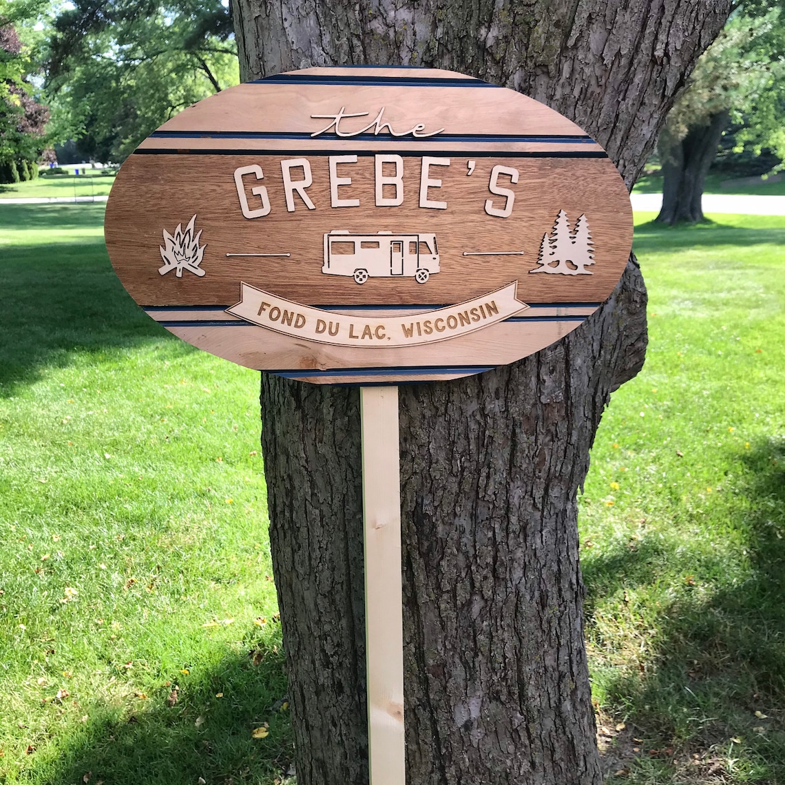 Custom Campsite / Yard / Garden Outdoor Sign - Etsy