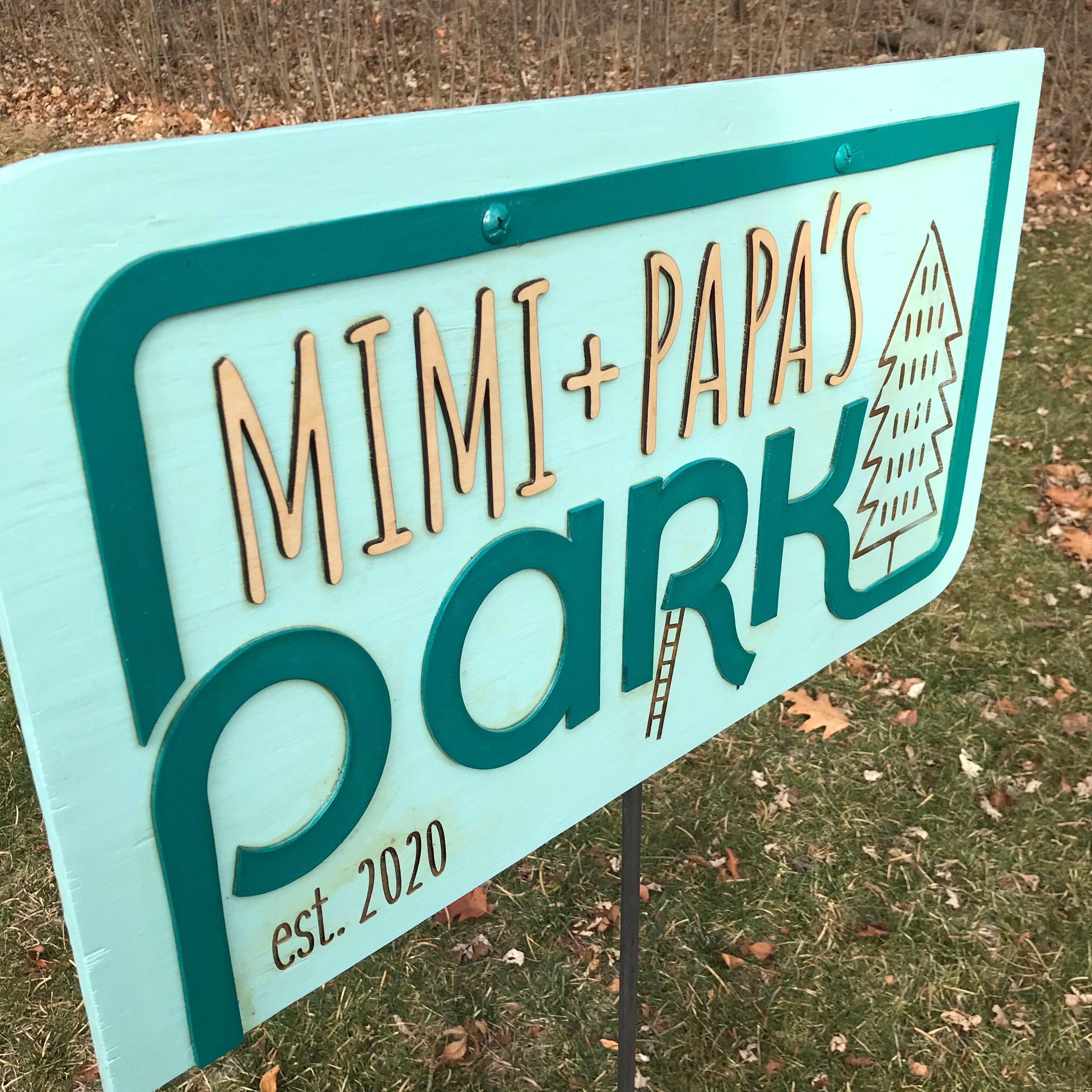 Custom Campsite / Yard / Garden Outdoor Sign - Etsy