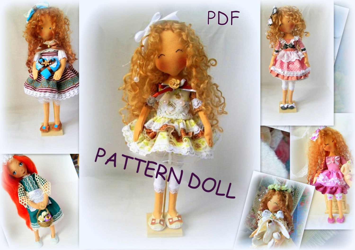 Soft Doll PATTERN PDF Cloth Doll Pattern Digital Download | Etsy