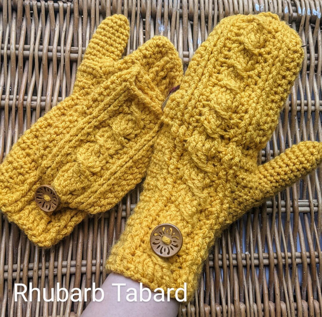 Maroon and Orange Glittens, Fingerless Gloves,crochet Glittens ...