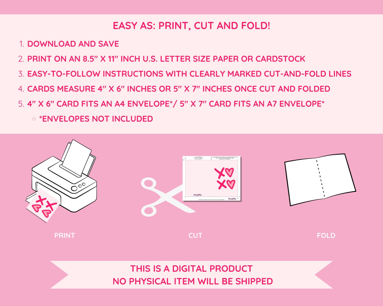 PRINTABLE XOXO Anniversary Card for Her, Instant Digital Download ...