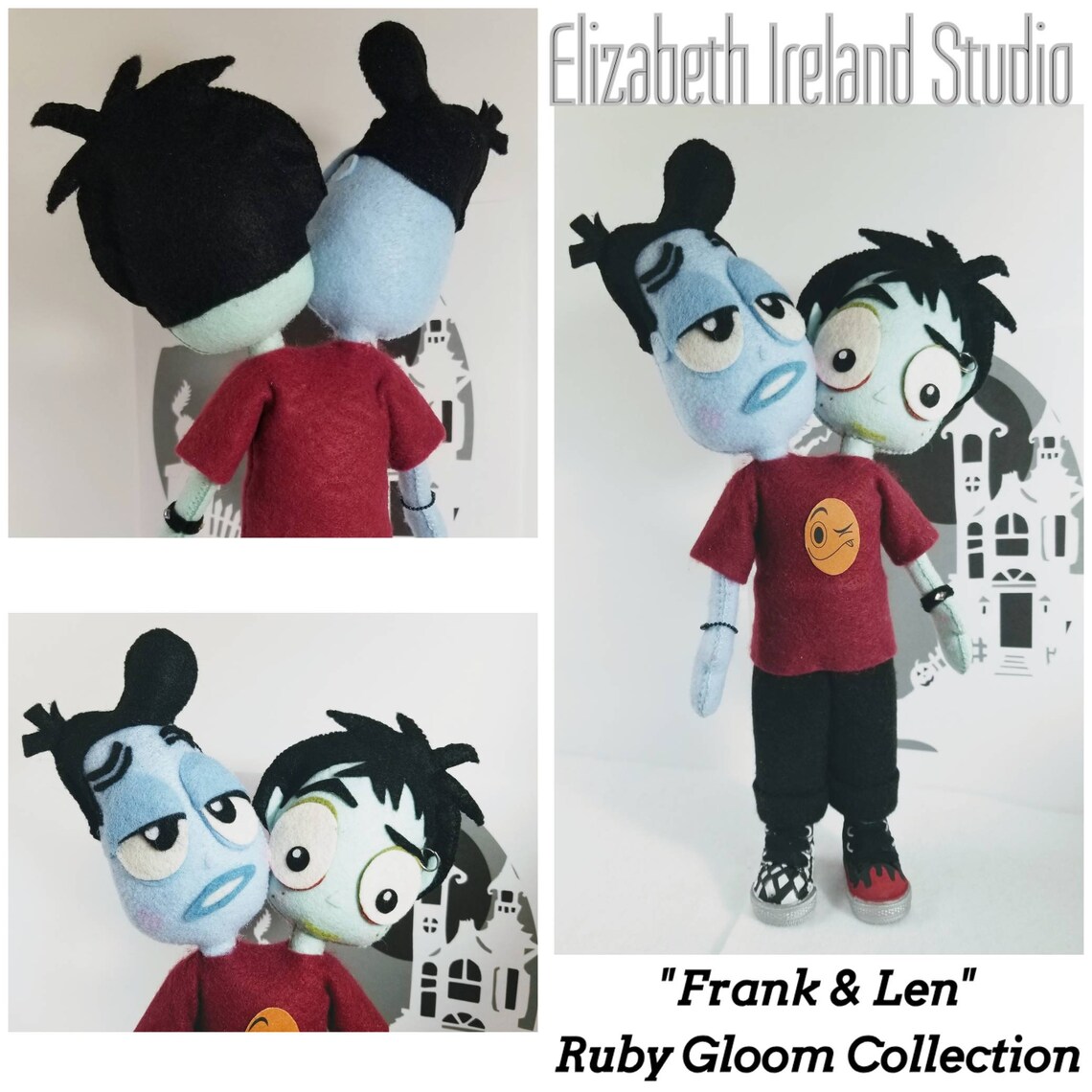 Gloomsville's Houseguests Frank & Len Stine Siamese Twin | Etsy